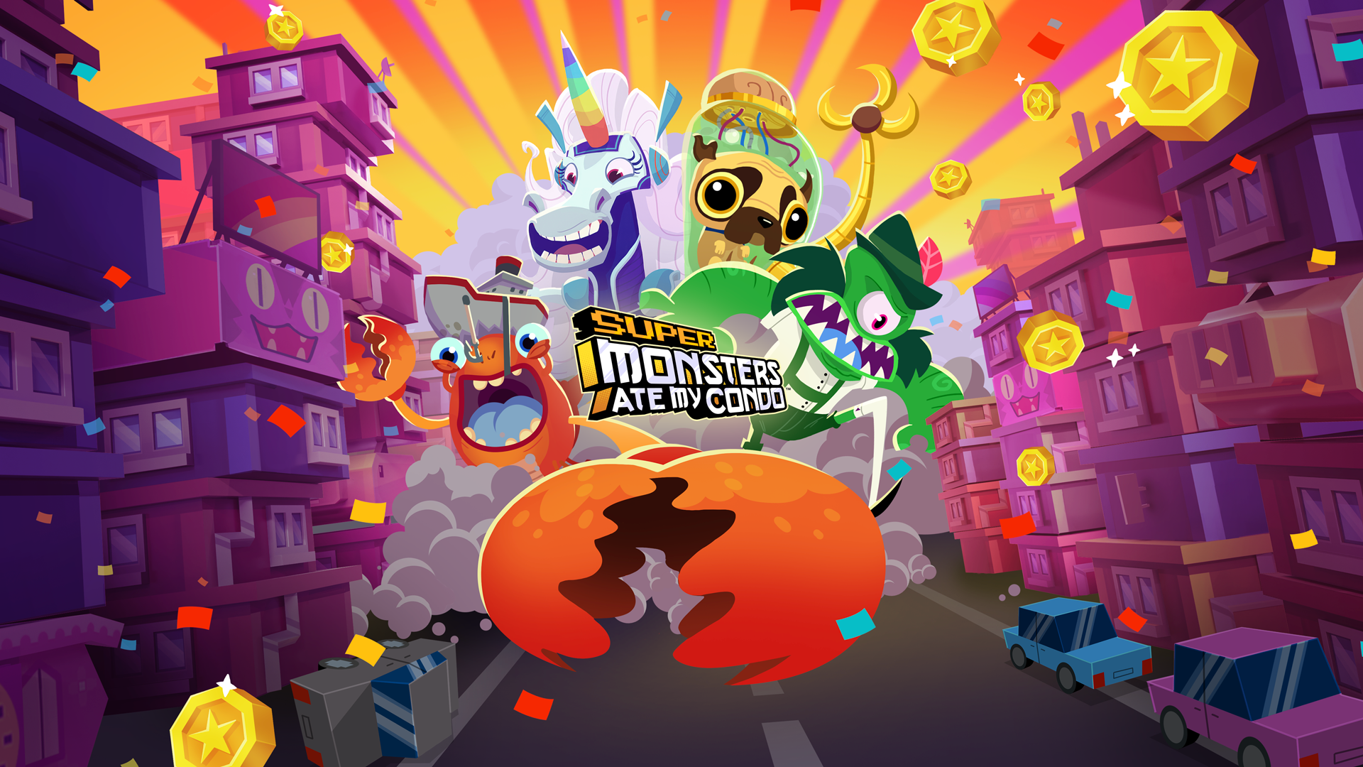Pocket Gamer Feeds Kaijus for the Launch of PikPok's Super Monsters Ate ...